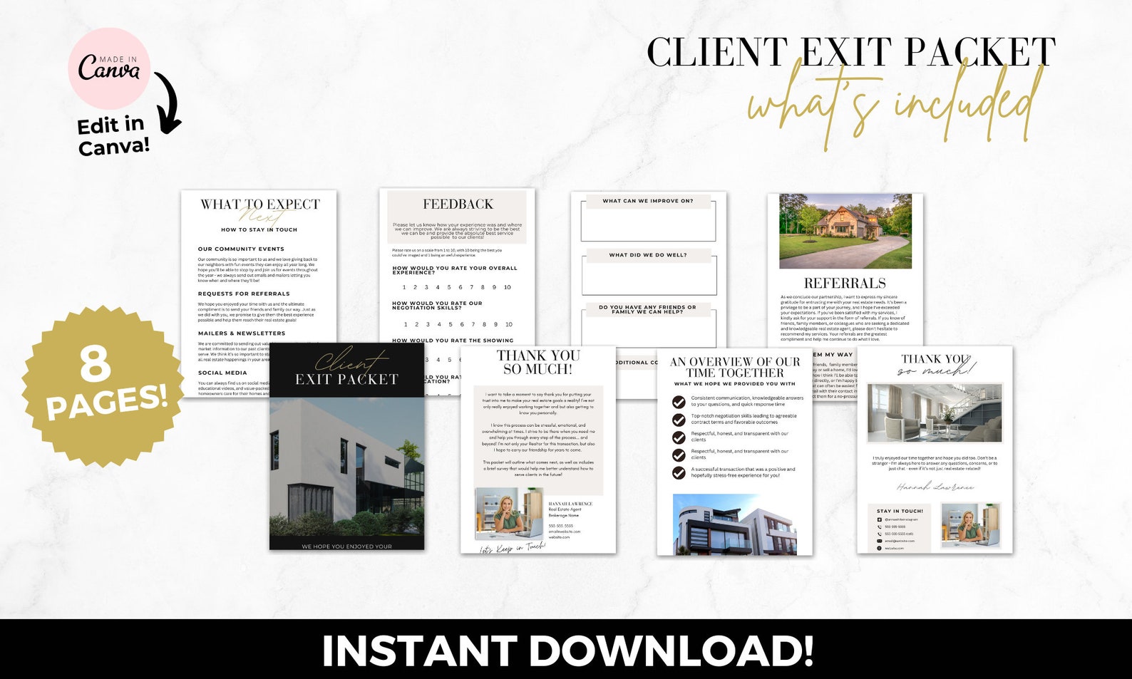 New Client Packet Real Estate Bundle Client Welcome Packet - Etsy