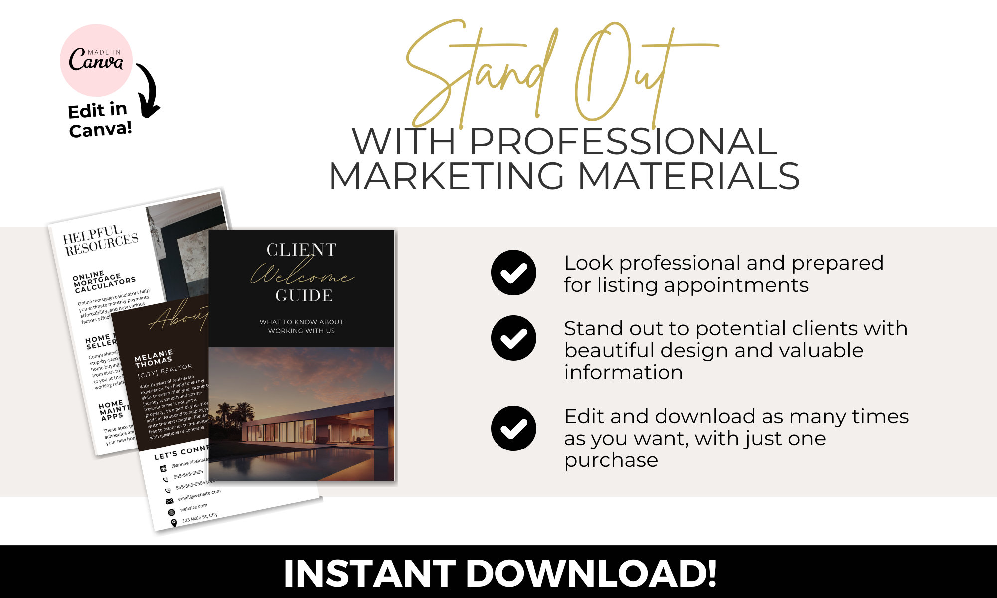 New Client Packet Real Estate Bundle Client Welcome Packet - Etsy