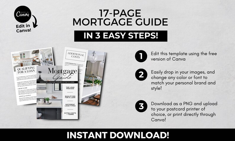 Mortgage Guide Canva Template for Loan Officers (digital Download) - Etsy