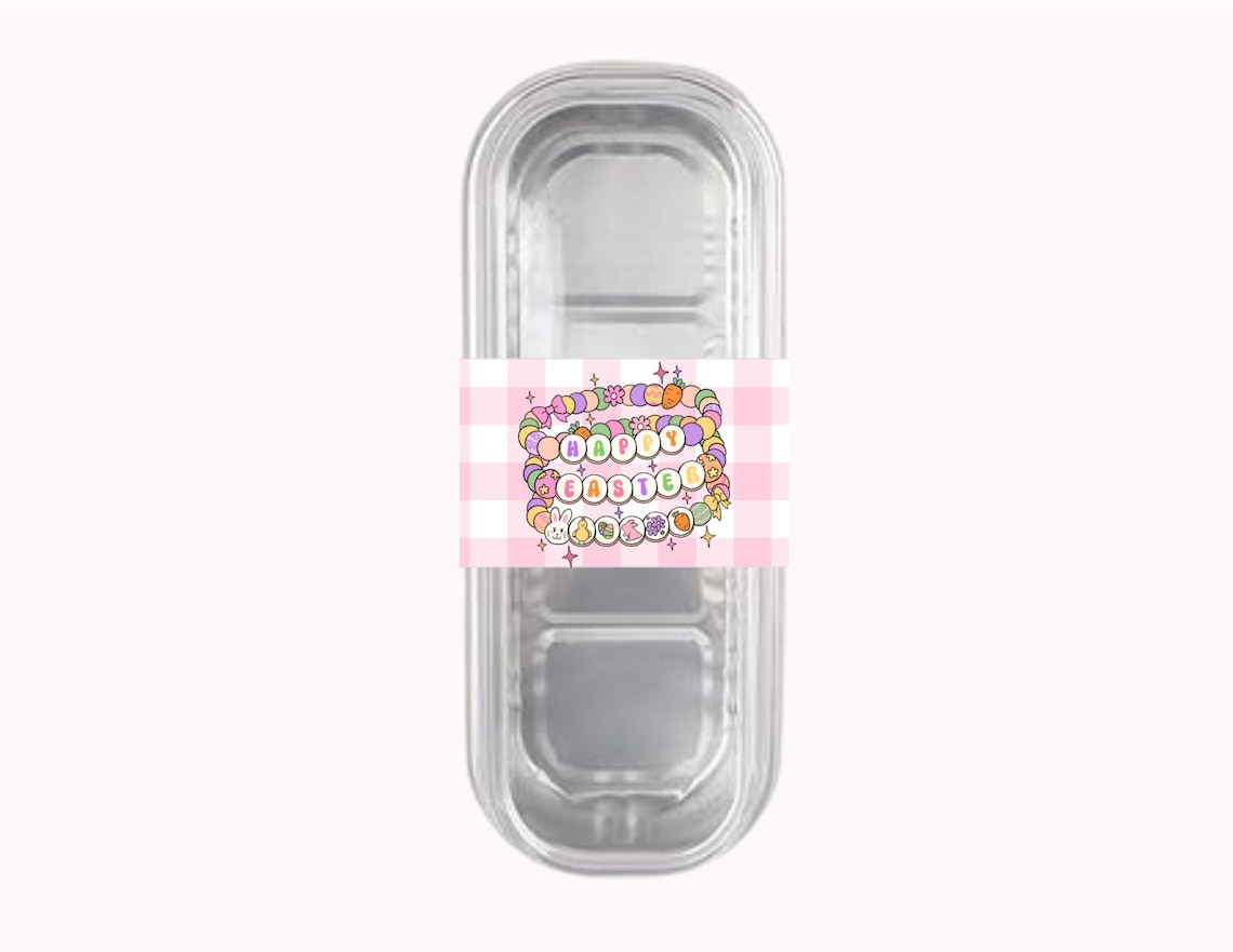 Happy Easter Era - Mini Loaf Pan - Mini Cake - Label Template - Etsy