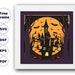 Spooky House Halloween 3d Shadow Box Template, Layered Paper Cut ...