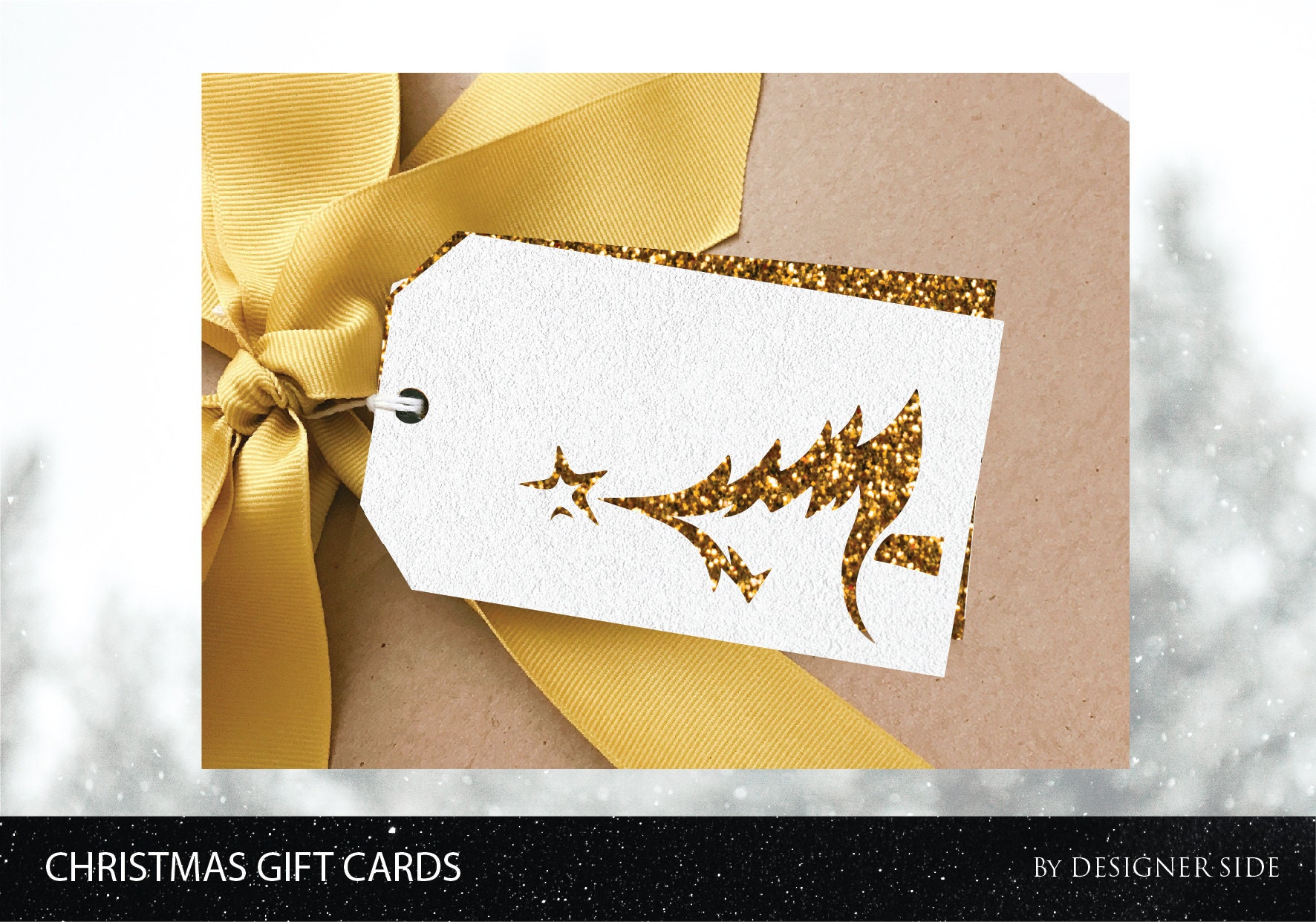Christmas Gift Card SVG for Cricut Gift Tags Svg Bundle Gift Tag Cut ...