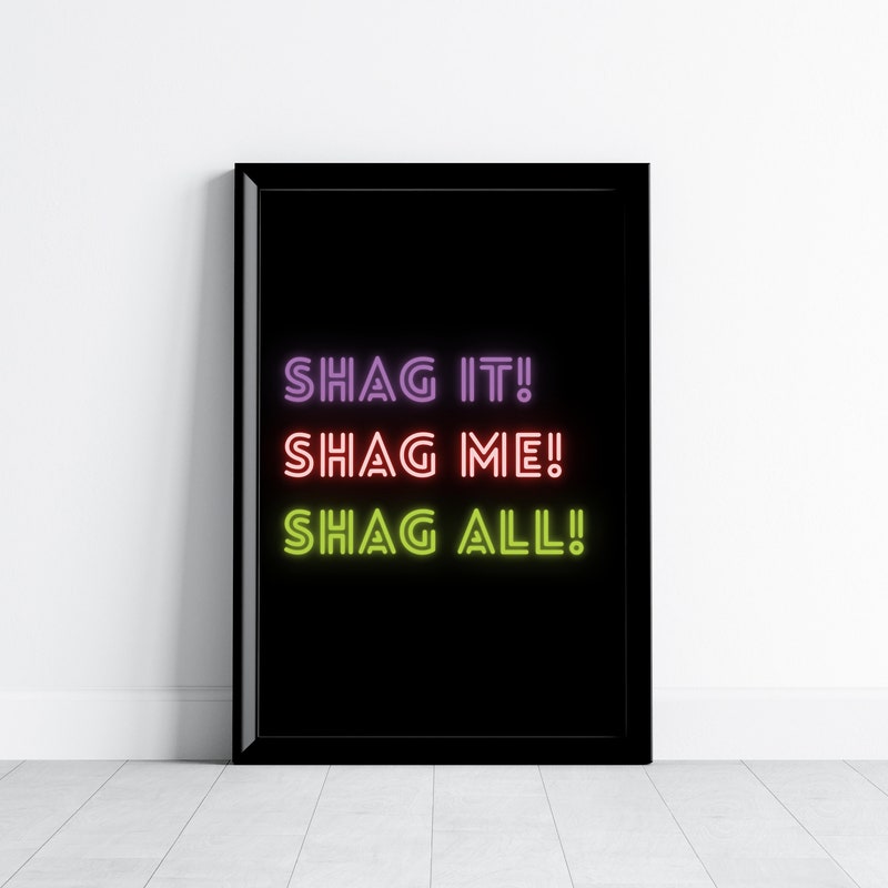 Shag Poster - Etsy