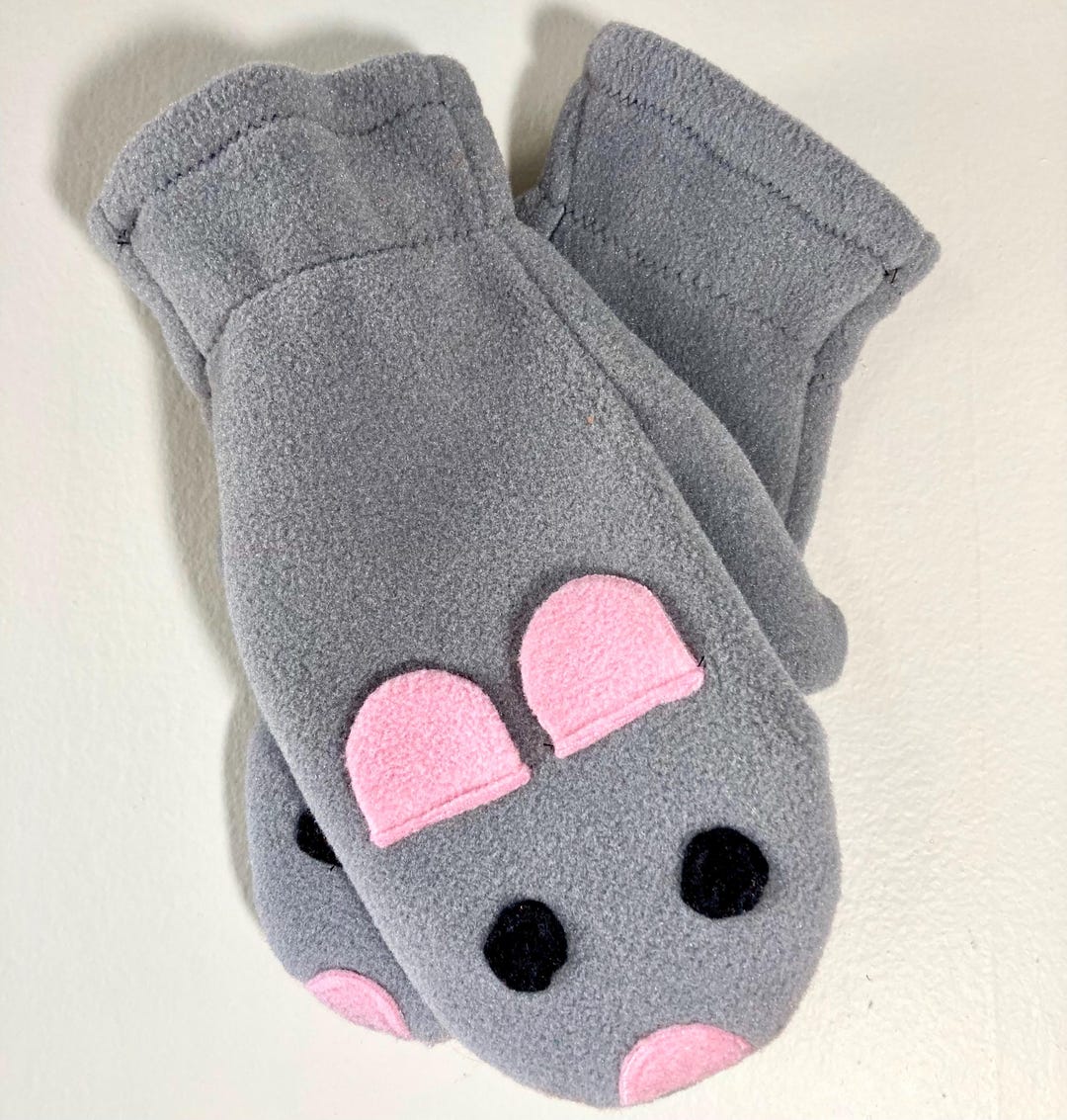 Mouse Mittens, Weather-resistant Warm Polartec Fleece - Etsy