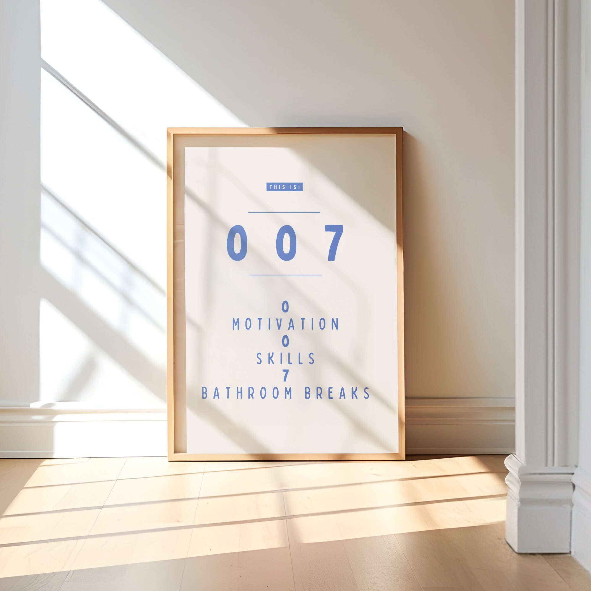 Funny Novelty Office Nickname Joke Poster Print - Co-worker Wall Art ...