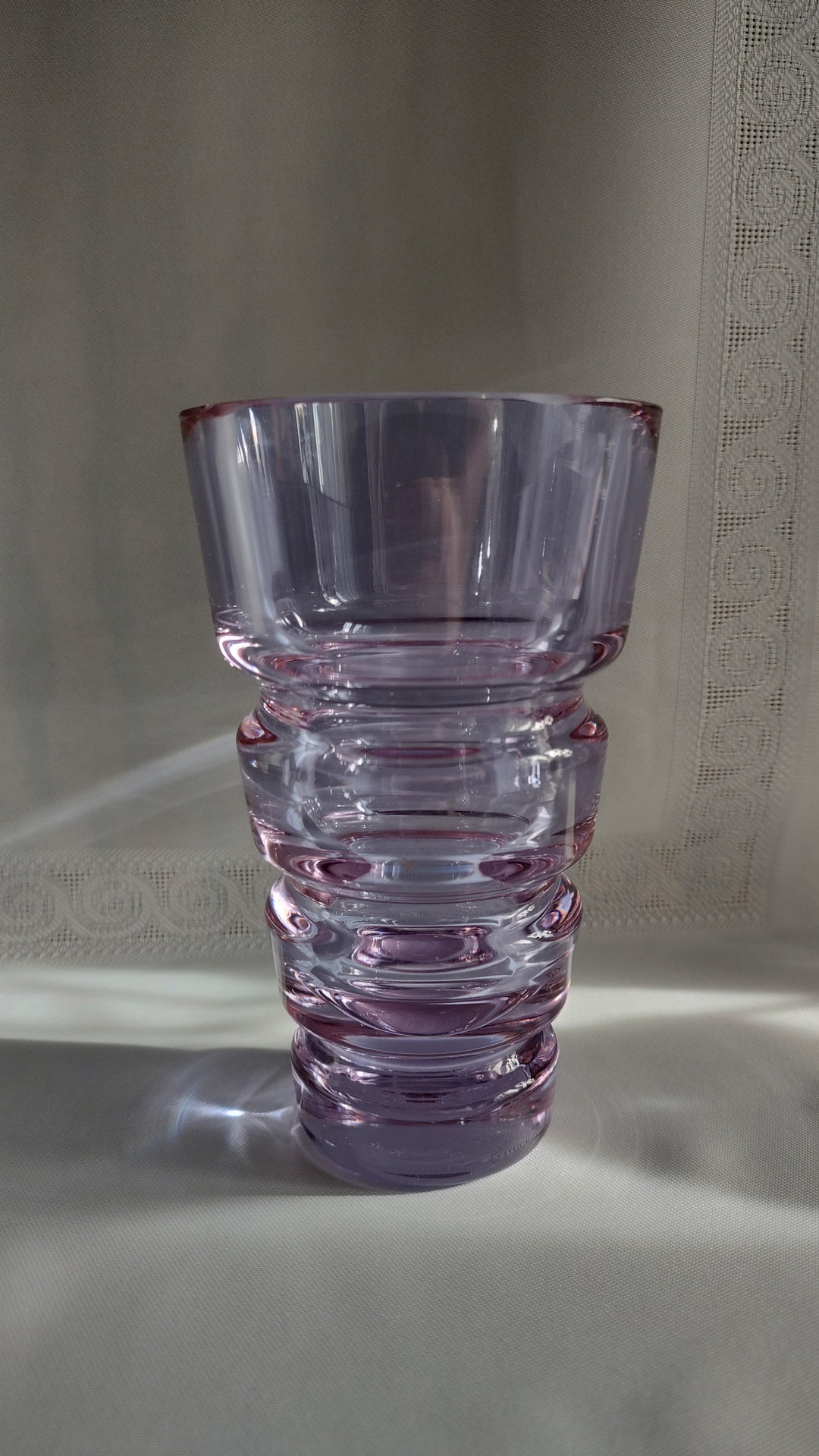 Josef Hoffman Alexandrite Glass Vase for Moser - Etsy
