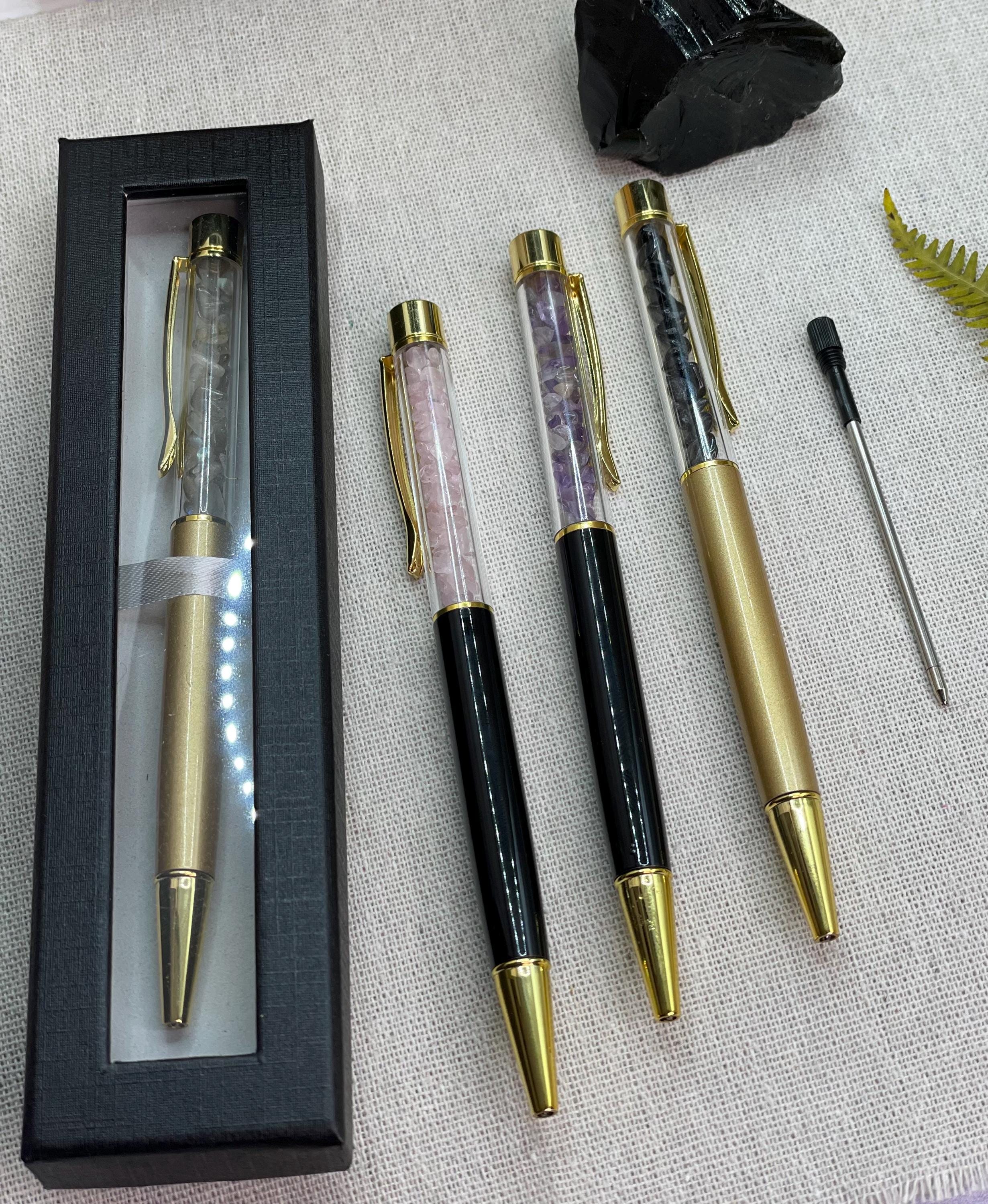 Crystal Chips Manifestation Pens, Ritual Writing Tool for Journaling ...