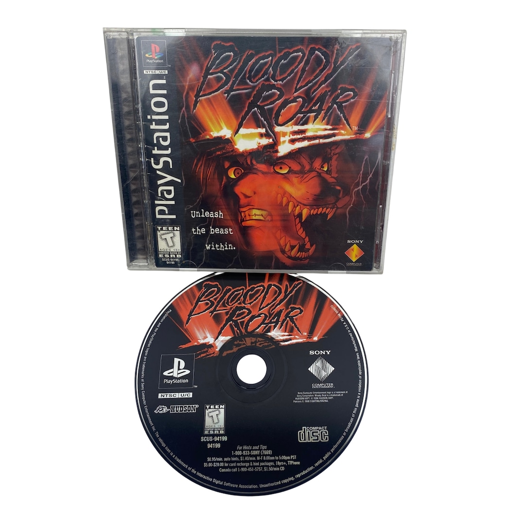 Bloody Roar Playstation Game for the PS1 Complete in Box - Etsy