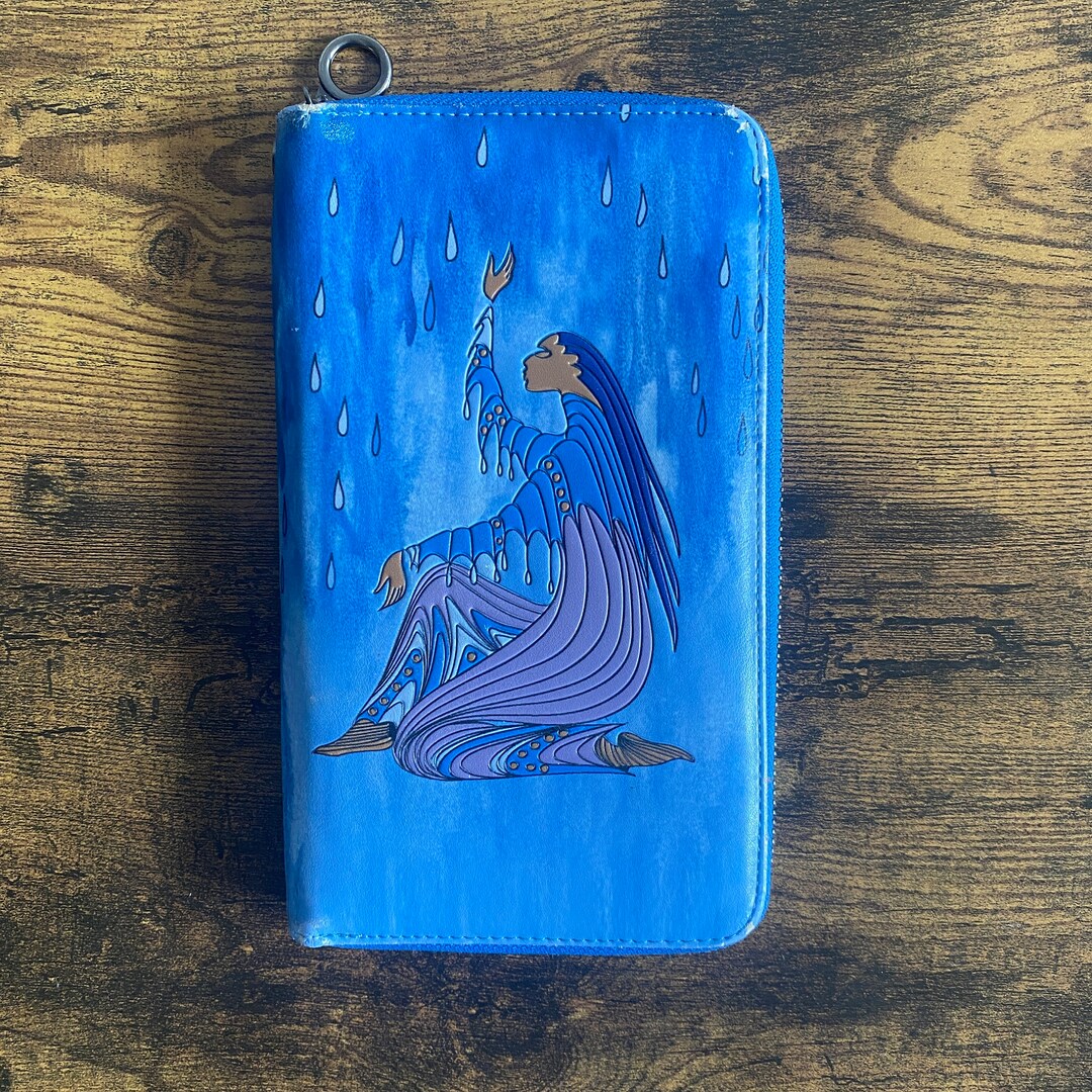 Handmade Indigenous Art rainmaker Travel Wallet Made by Maxine Noel - Etsy