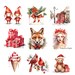 Red Ruby Christmas Digital Clipart Pack - Red Watercolor Illustrations ...