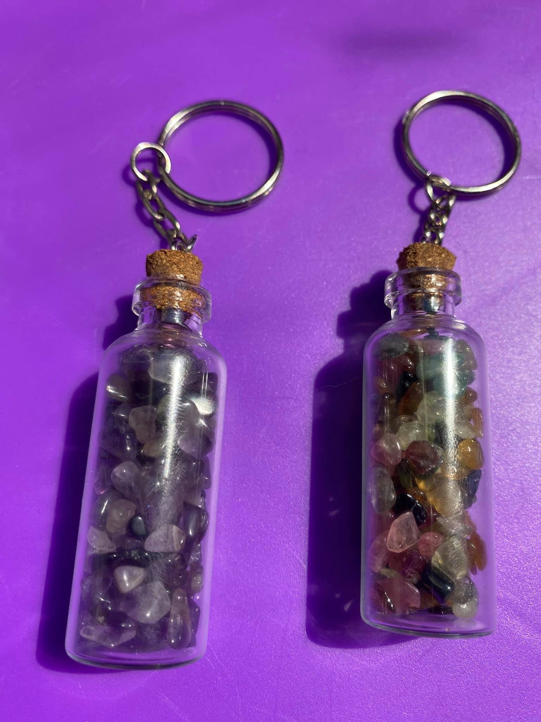 Crystal Bottle Keychains - Etsy