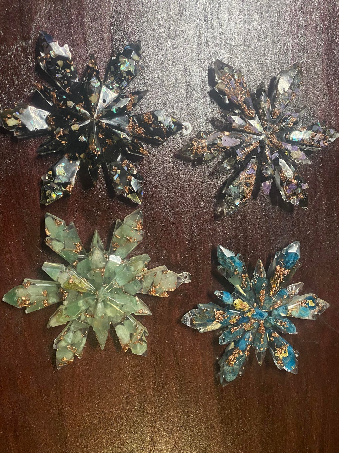 Handmade Genuine Crystal Snow Flakes - Etsy