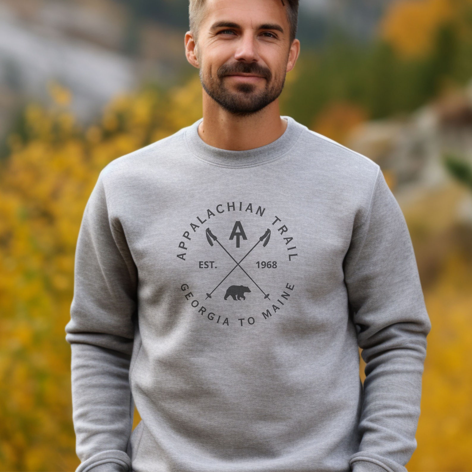 Appalachian Trail Sweatshirt, Crewneck, Hiking Apparel, Trail ...