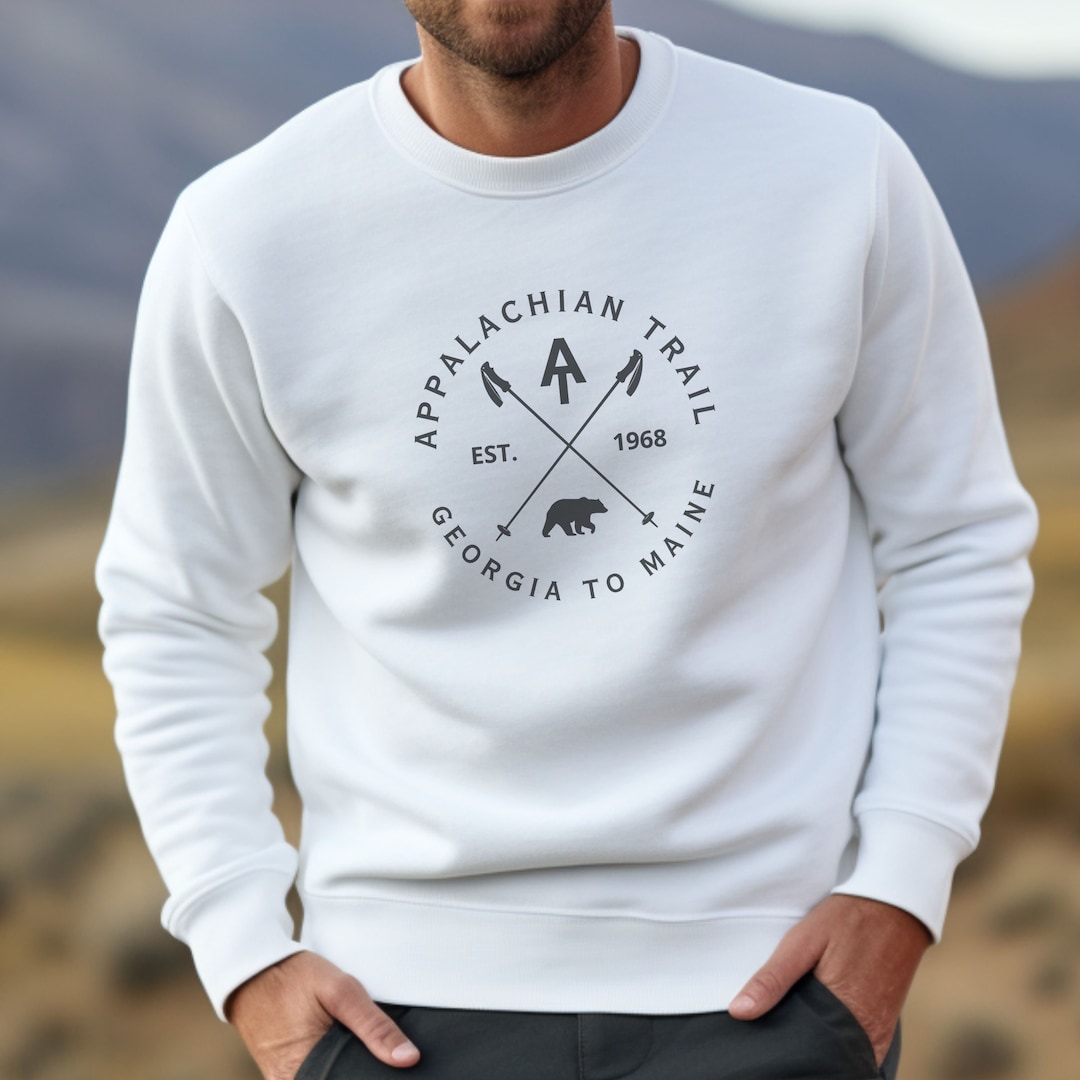 Appalachian Trail Sweatshirt, Crewneck, Hiking Apparel, Trail ...