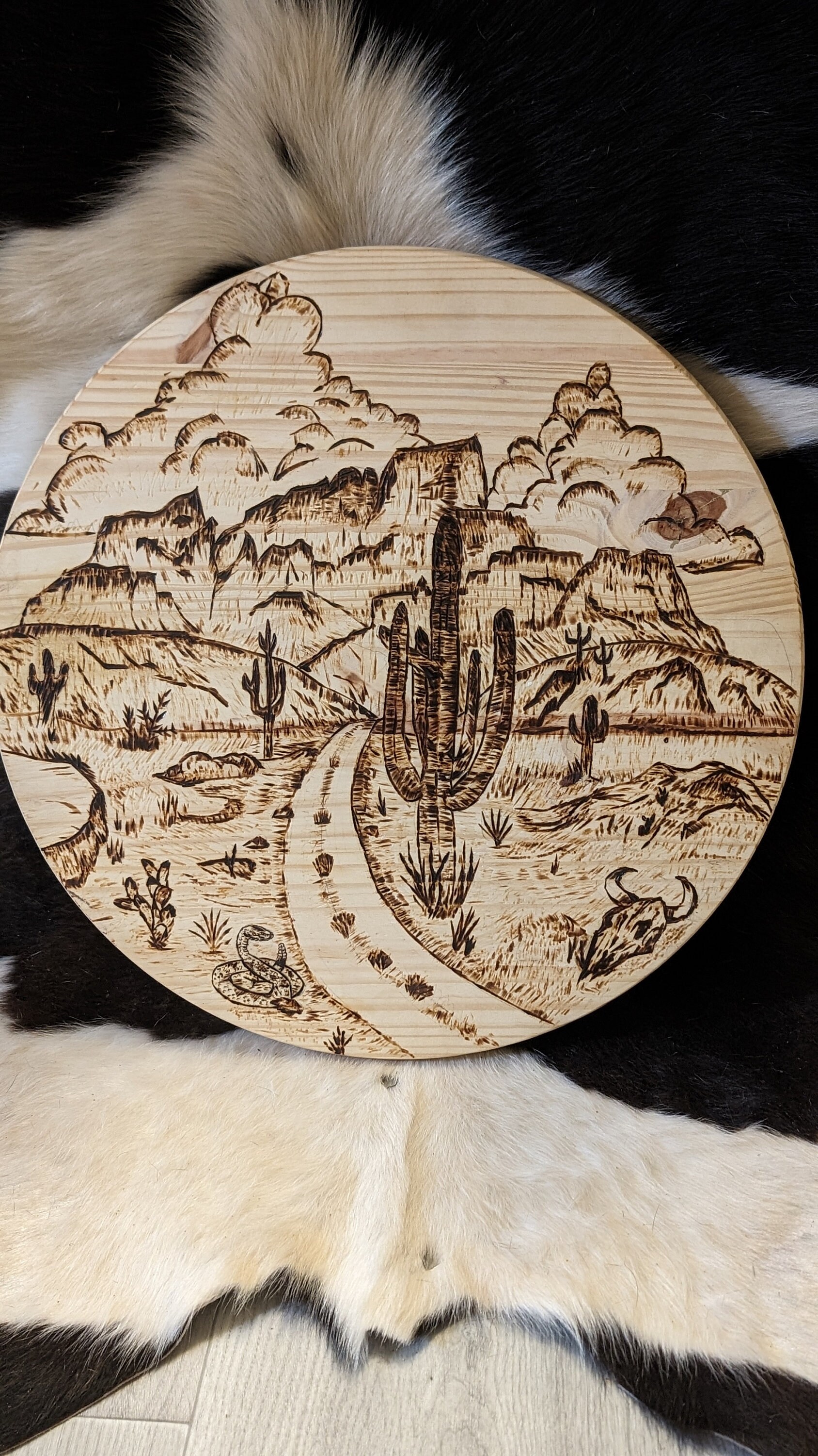 Western Wood Burning Art - Etsy