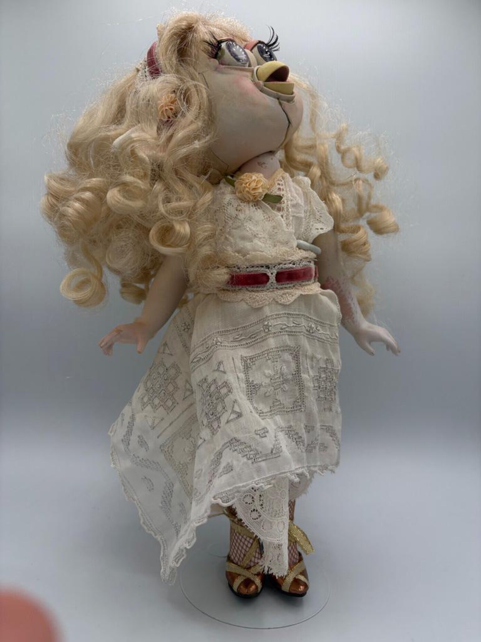 12" Tall Posable Faebie Oddbody Furby Doll Baby Jane Custom OOAK Doll ...