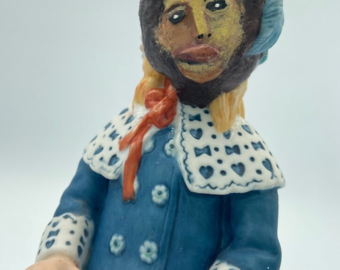 Botched Restoration Jesus Monkey Christ Figurine Precious Moments - Etsy