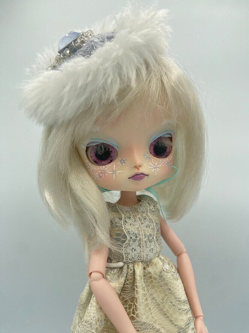 OOAK Custom Repaint Pullip Dal Doll: Snow Princess - Etsy