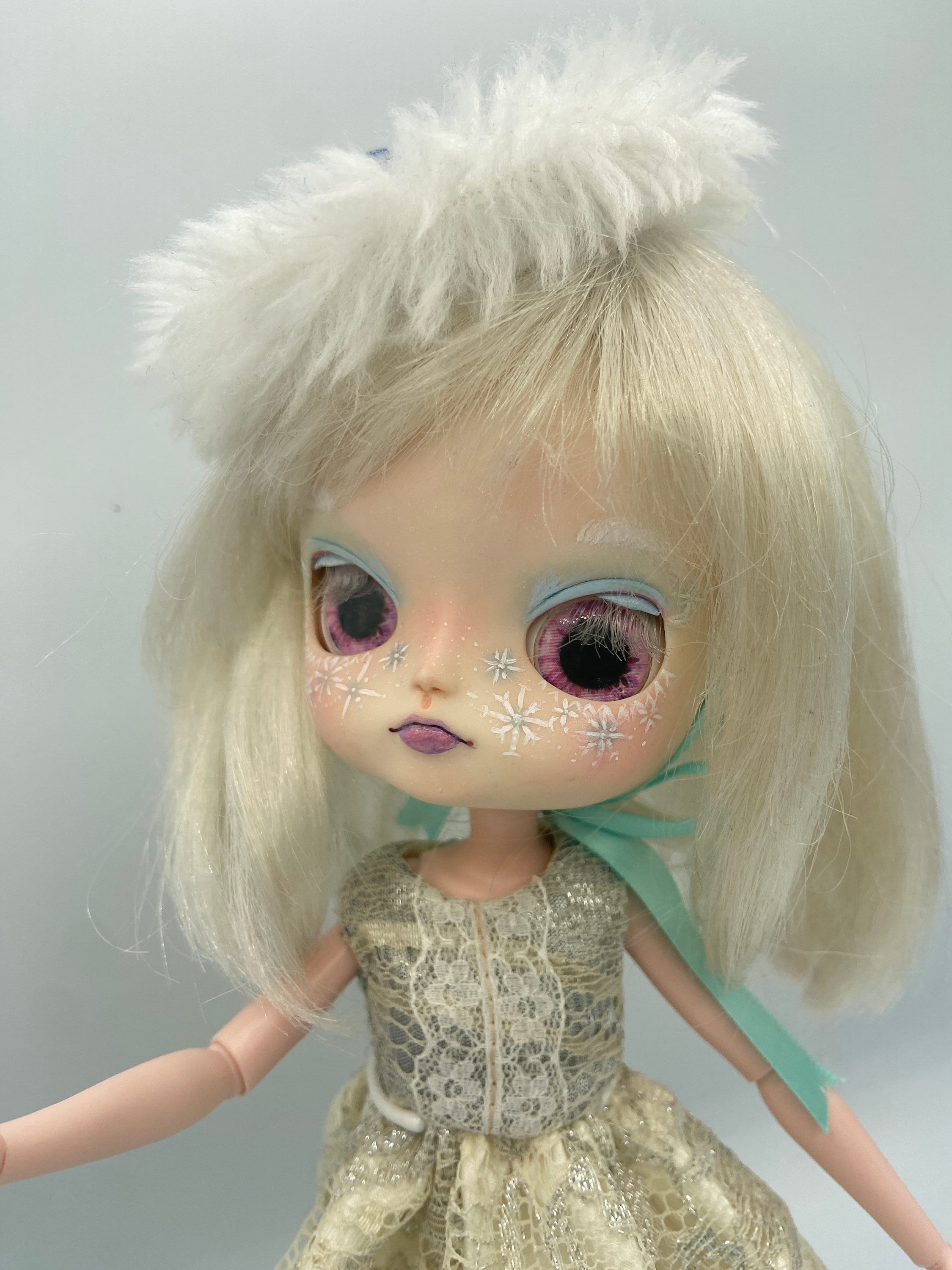 OOAK Custom Repaint Pullip Dal Doll: Snow Princess - Etsy