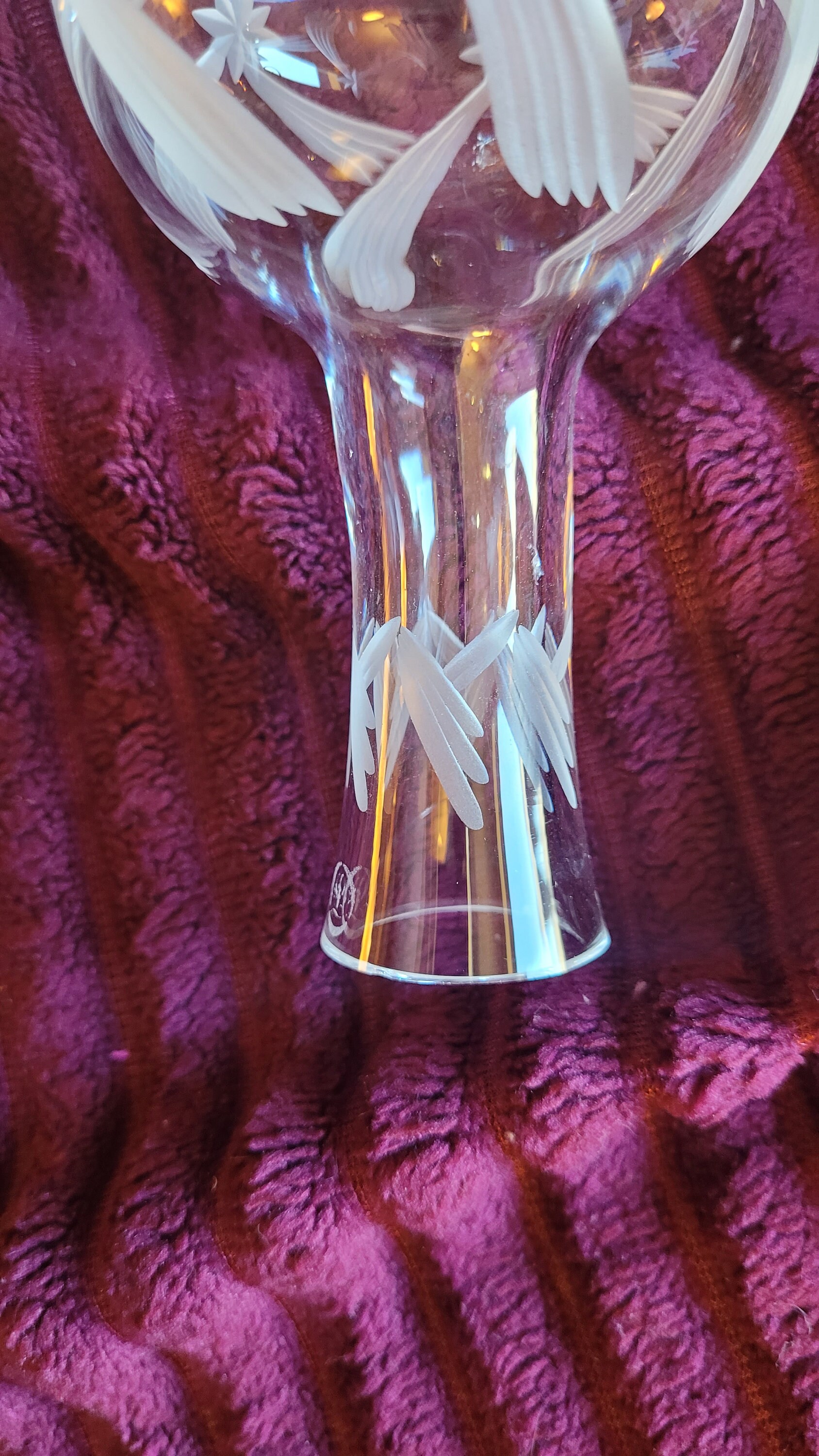 Vintage LENOX Crystal Finial Tree Topper - Etsy