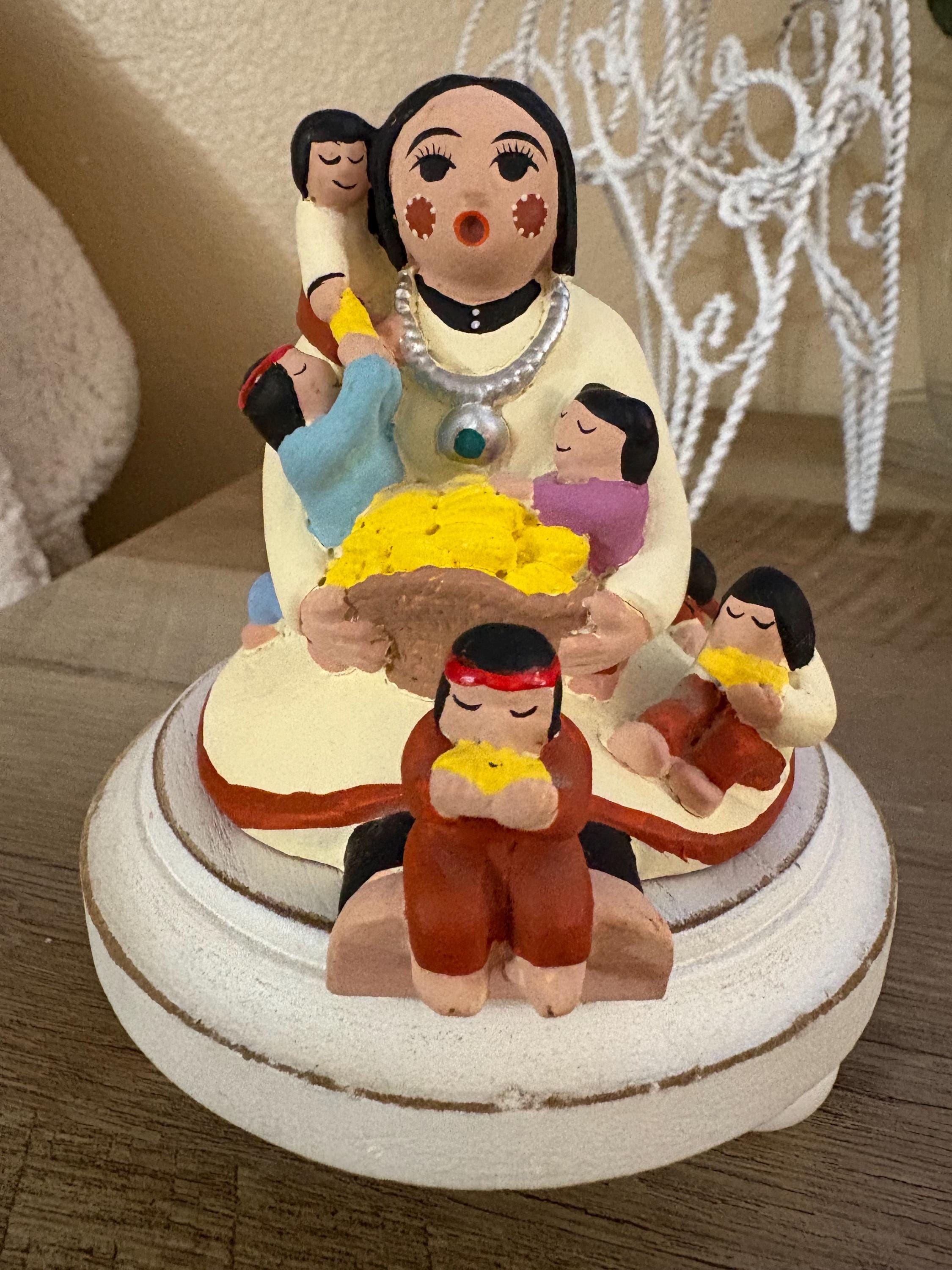 Native American Storyteller Figurine - Etsy