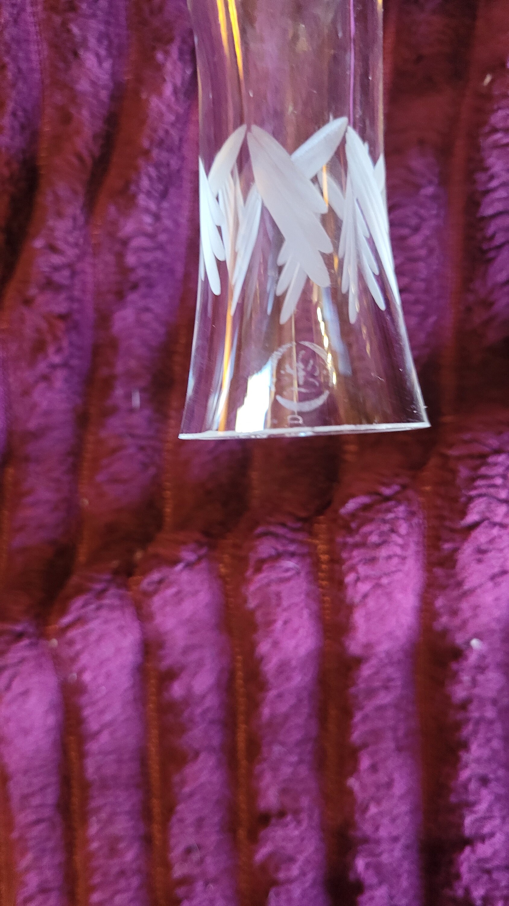 Vintage LENOX Crystal Finial Tree Topper - Etsy