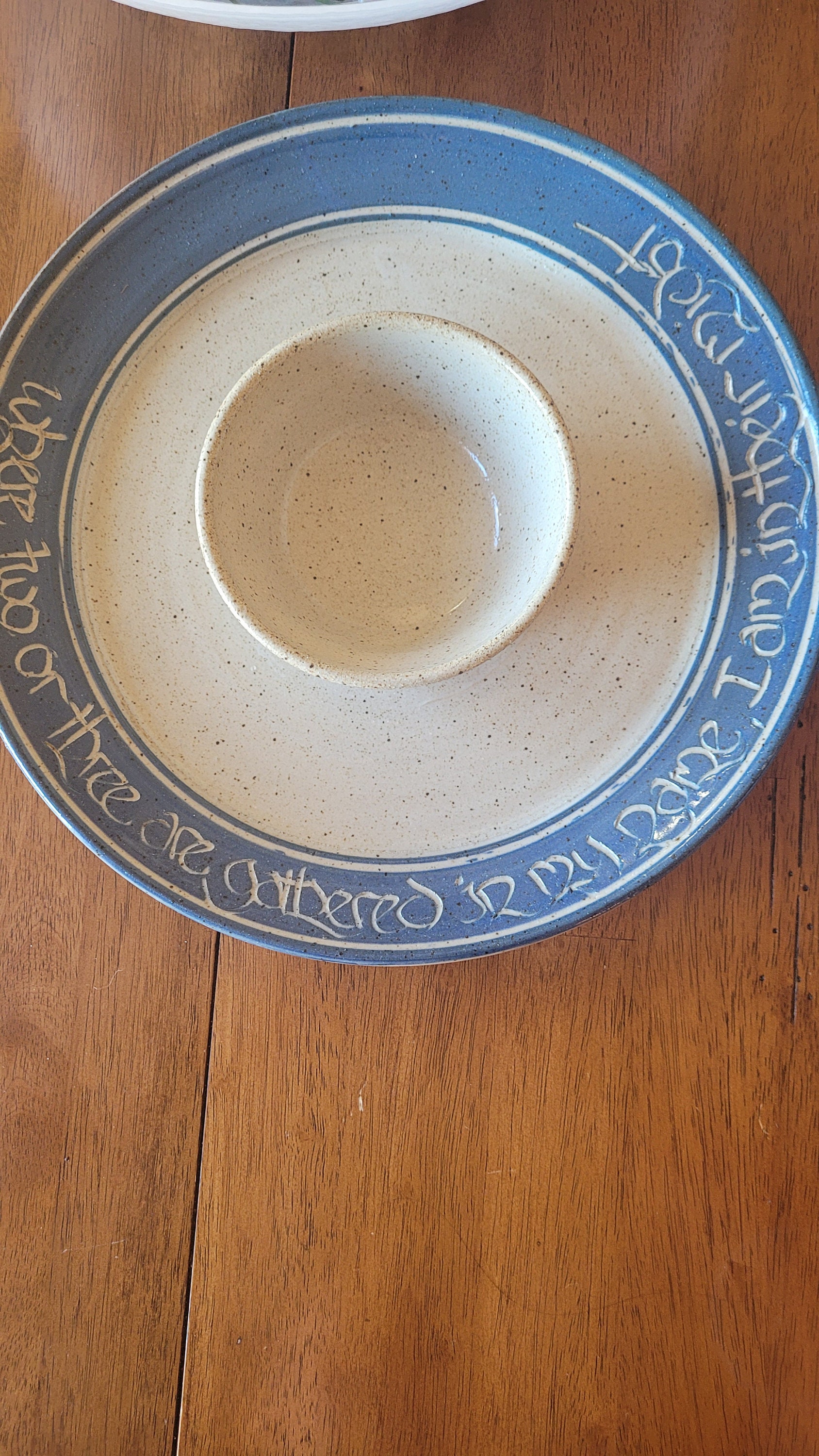 Potter's Mark Chip and Dip Platter - Etsy