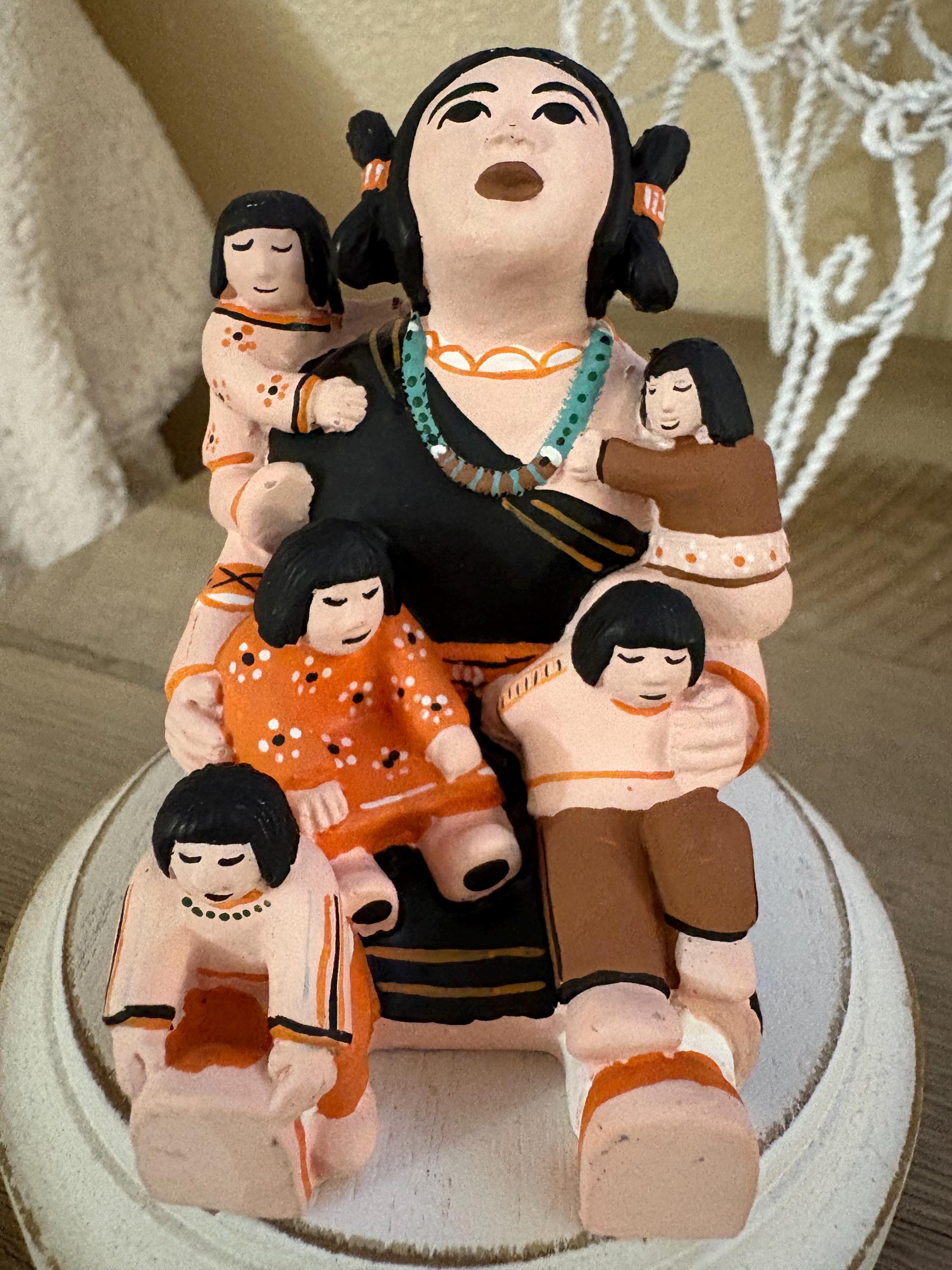 Native American Storyteller Figurine - Etsy