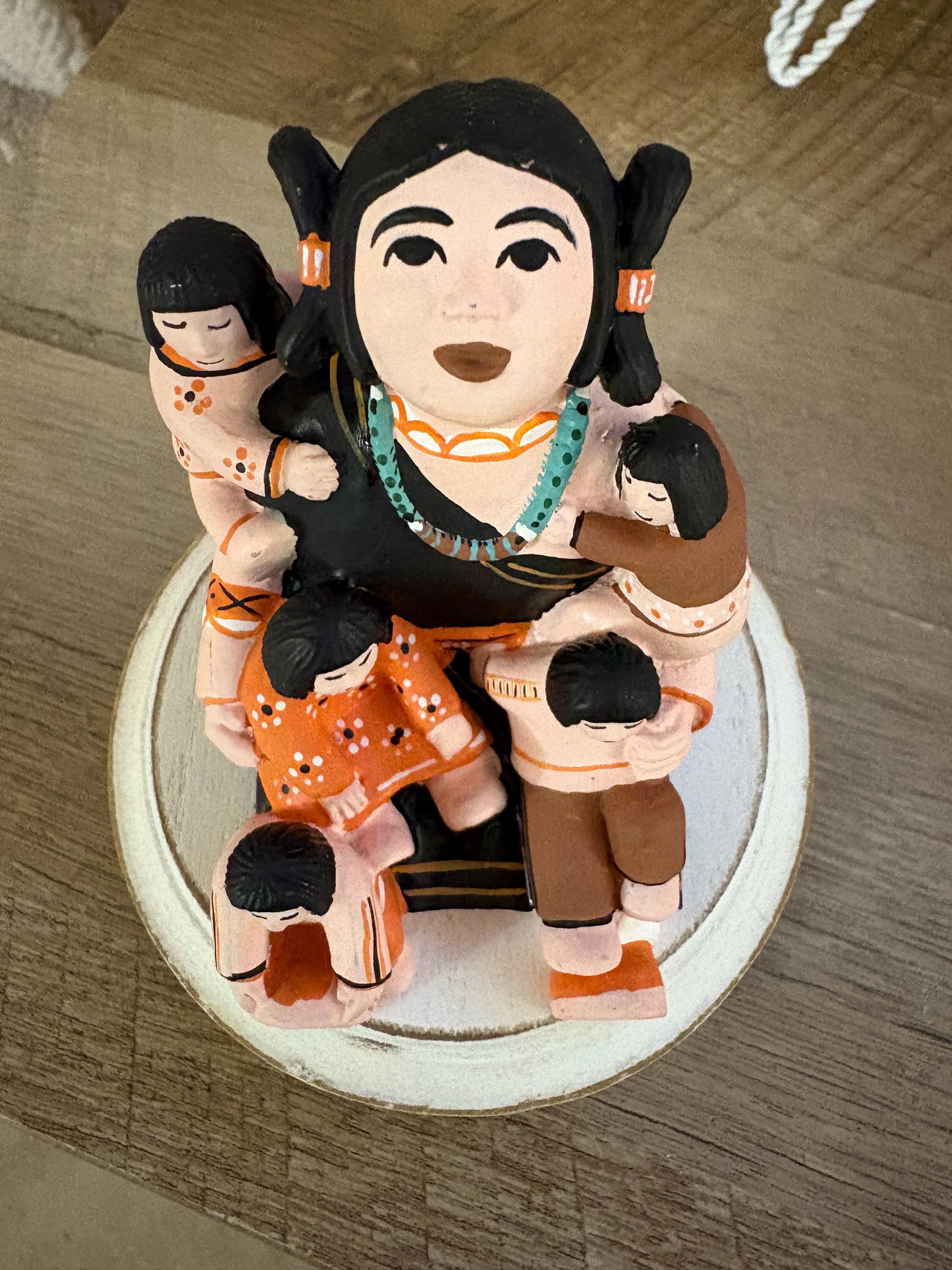 Native American Storyteller Figurine - Etsy