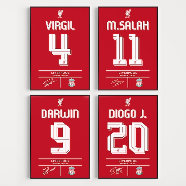 Liverpool Soccer Posters - Etsy