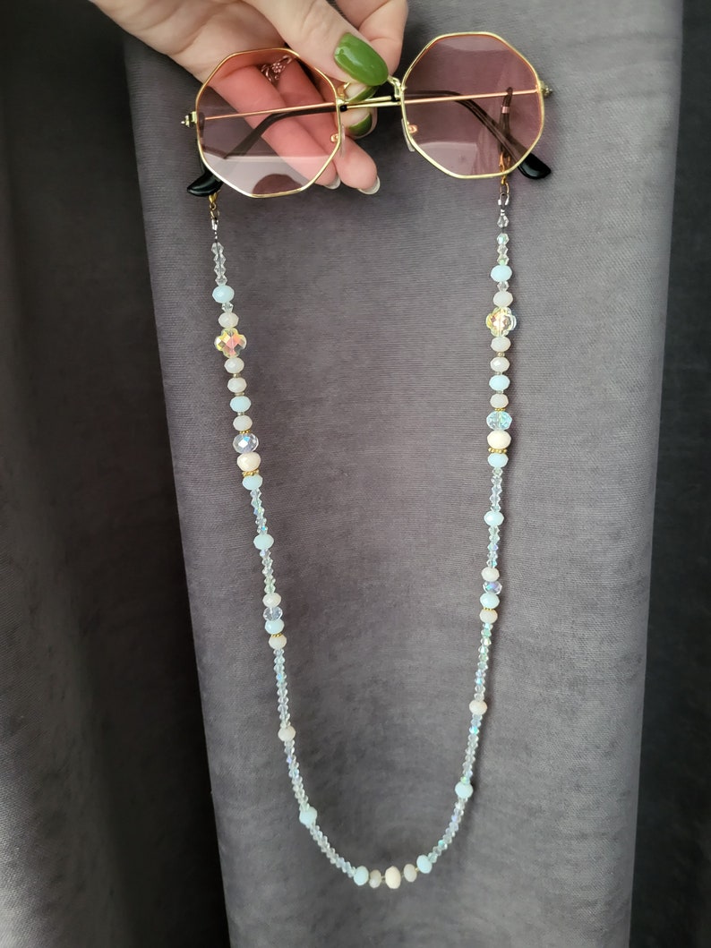 Beaded Glasses Chain, Sunglasses Chain, Eyeglasses Chain, Glasses ...