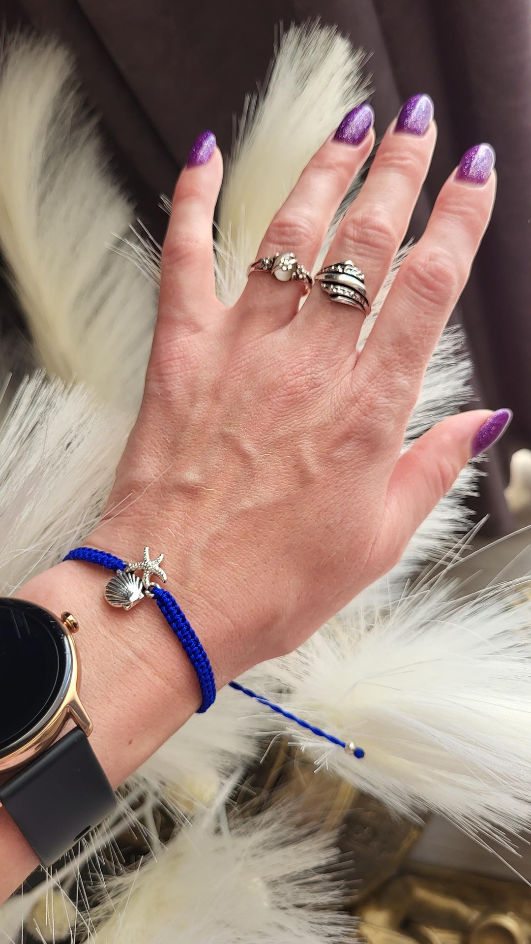 Shell Starfish Bracelet,summer Bracelets, Shell Bracelet, Starfish Bracelet, Holiday Gift ...