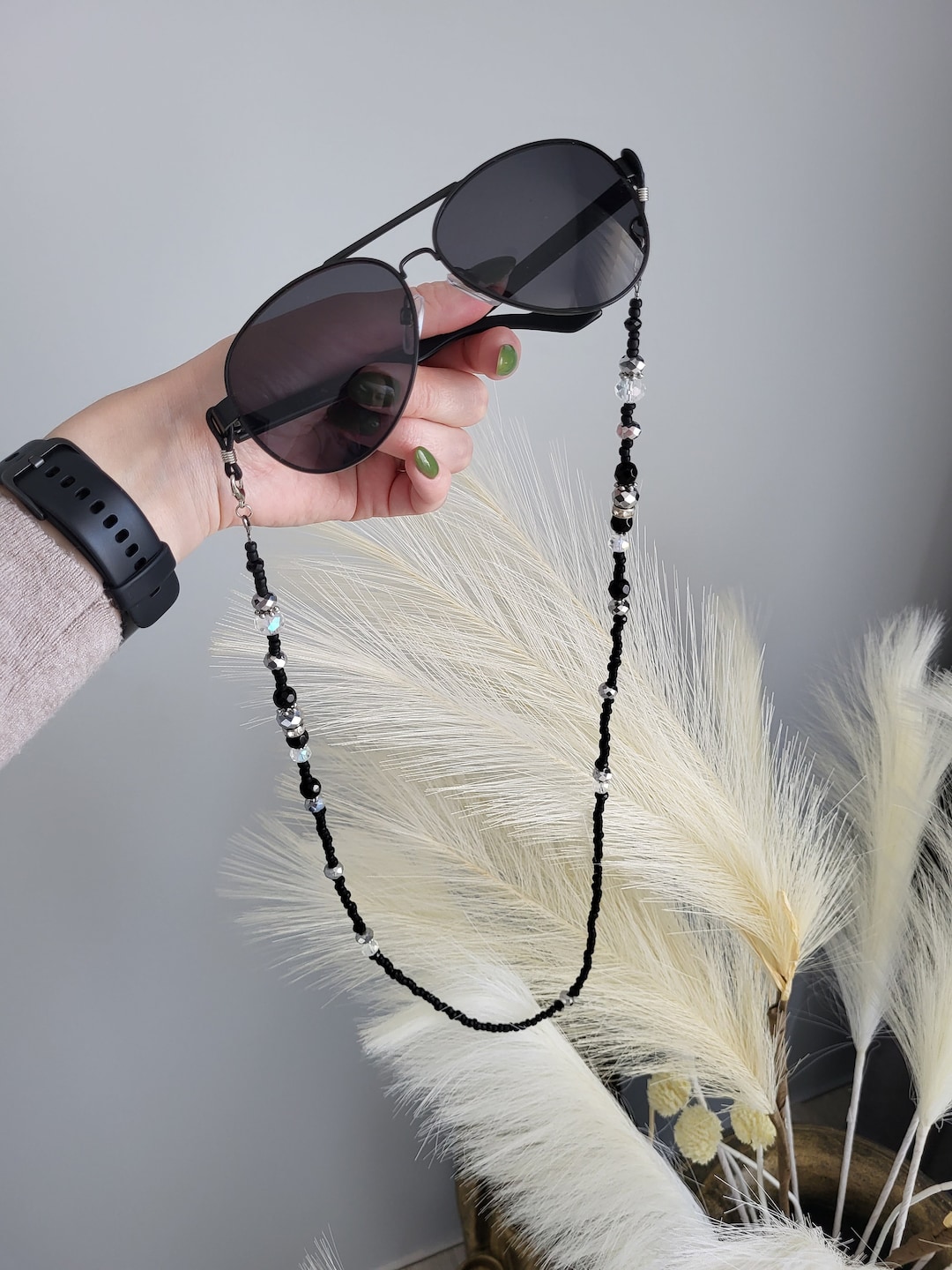 Beaded Glasses Chain, Glasses Strap, Sunglasses Chain, Eyeglasses Chain, Glasses Holder ...