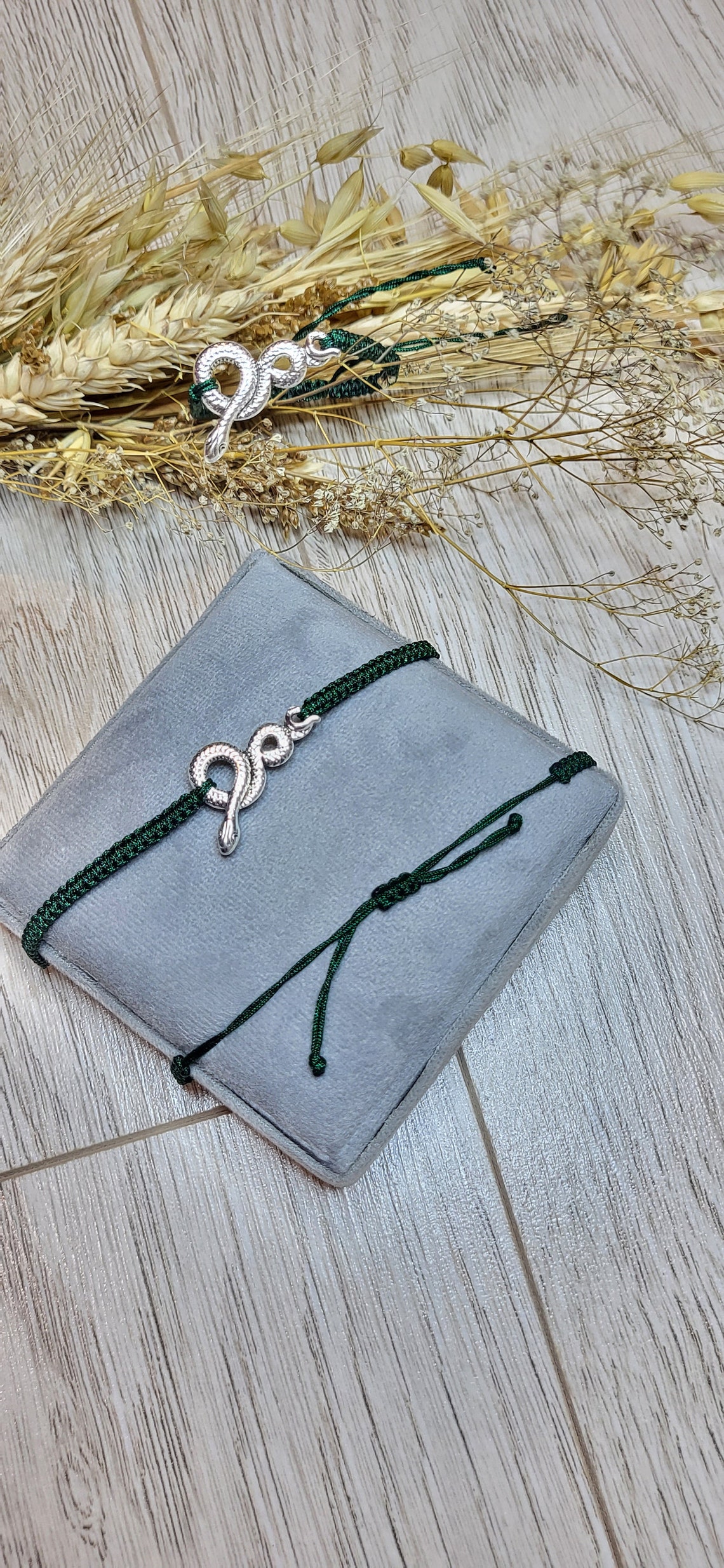 Snake Bracelet Macrame, Serpent Jewelry Gifts, Adjustable Length ...