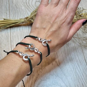 Snake Bracelet Macrame, Serpent Jewelry Gifts, Adjustable Length ...