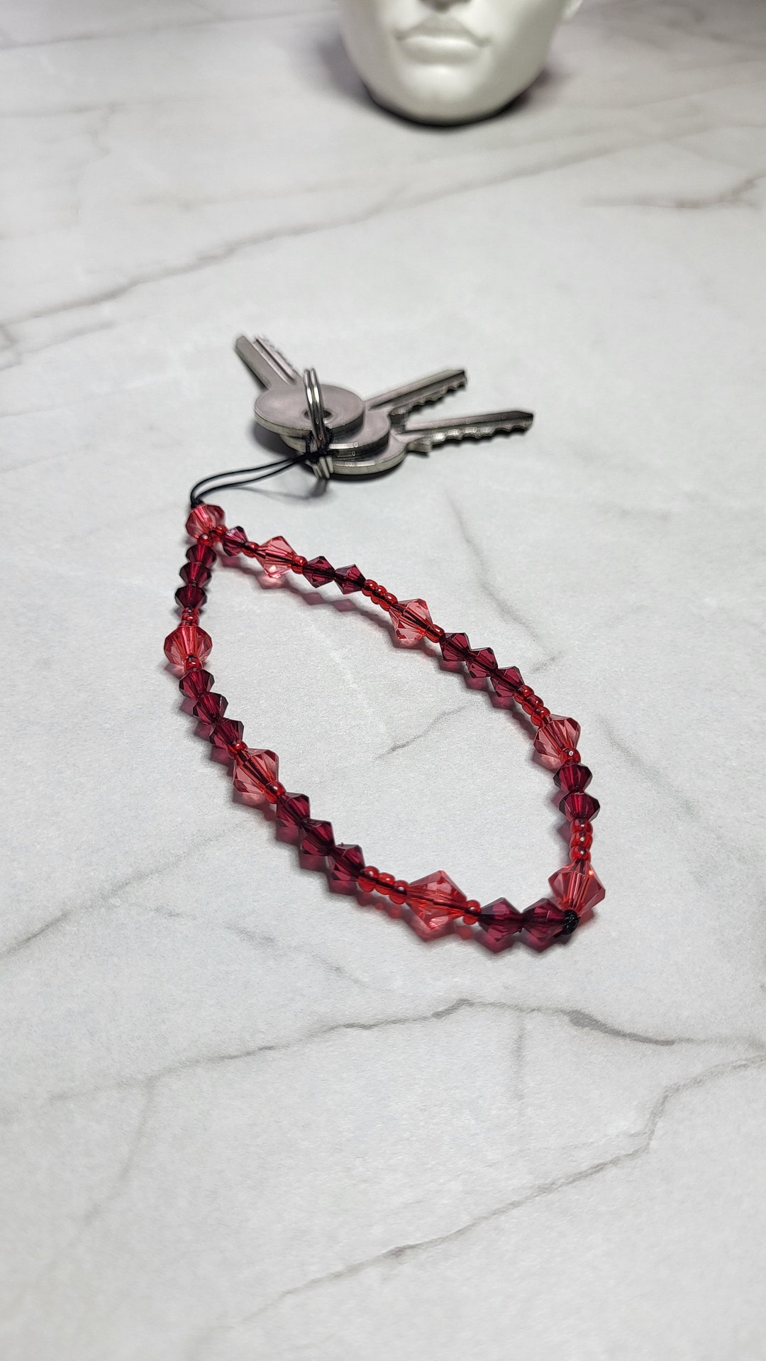 Phone Strap, Beads Phone Charm, Beaded Key Chain, Phone Accessoire ...