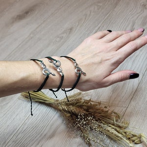 Snake Bracelet Macrame, Serpent Jewelry Gifts, Adjustable Length ...