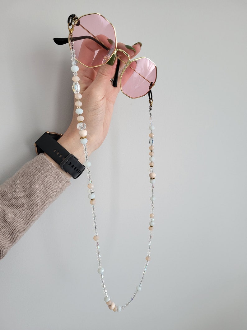 Beaded Glasses Chain, Sunglasses Chain, Eyeglasses Chain, Glasses ...