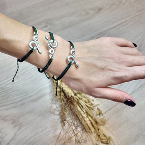 Snake Bracelet Macrame, Serpent Jewelry Gifts, Adjustable Length ...