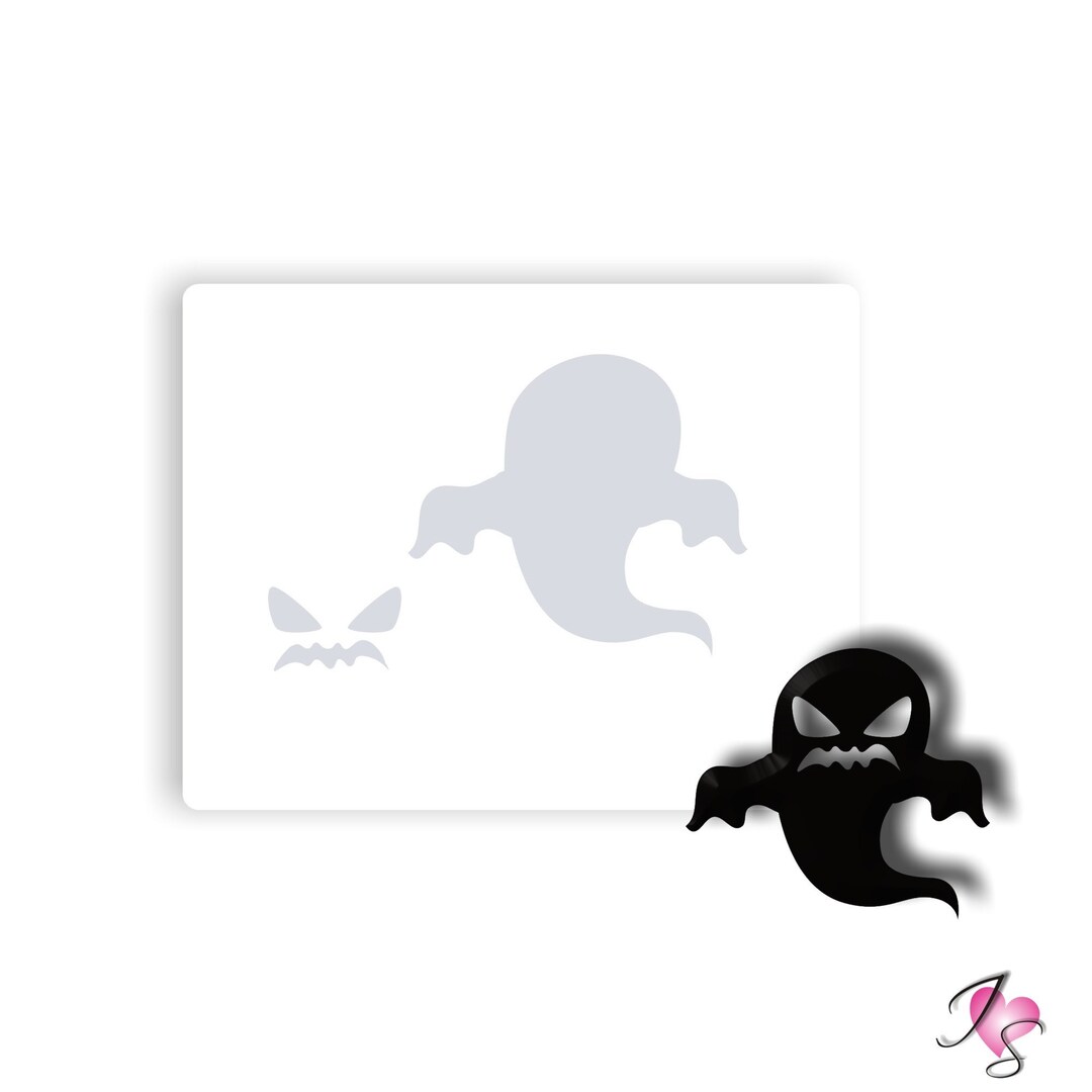 Reusable Stencil Halloween Ghost Stencil Washable Flexible Durable ...