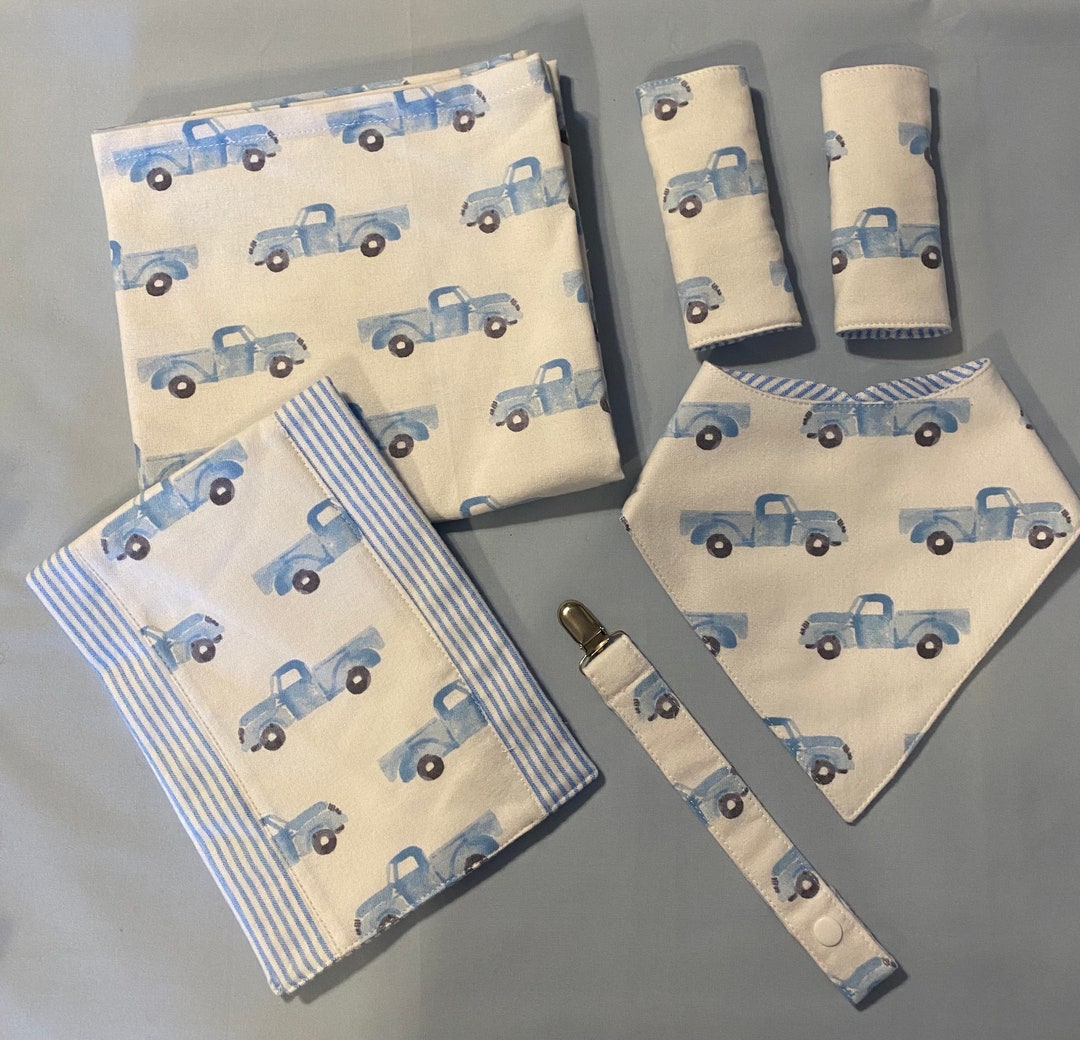 Blue Truck Themed New Baby Gift Set - Etsy