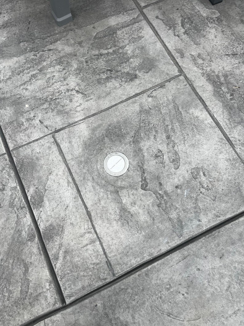 Custom Designed Minimalist Pool Umbrella Sleeve Hole Cover. - Etsy