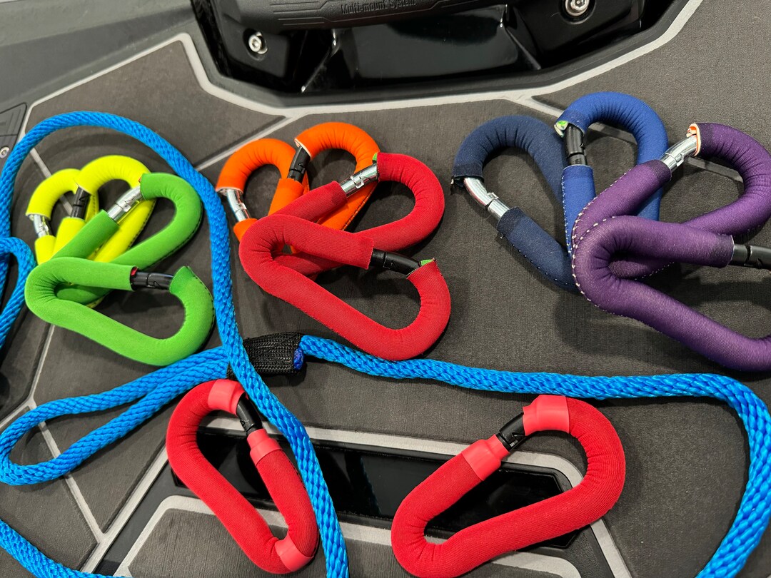 Padded Black Carabiner, the Paint Saving Snap Hook, Boating, Pwc, Jet ...