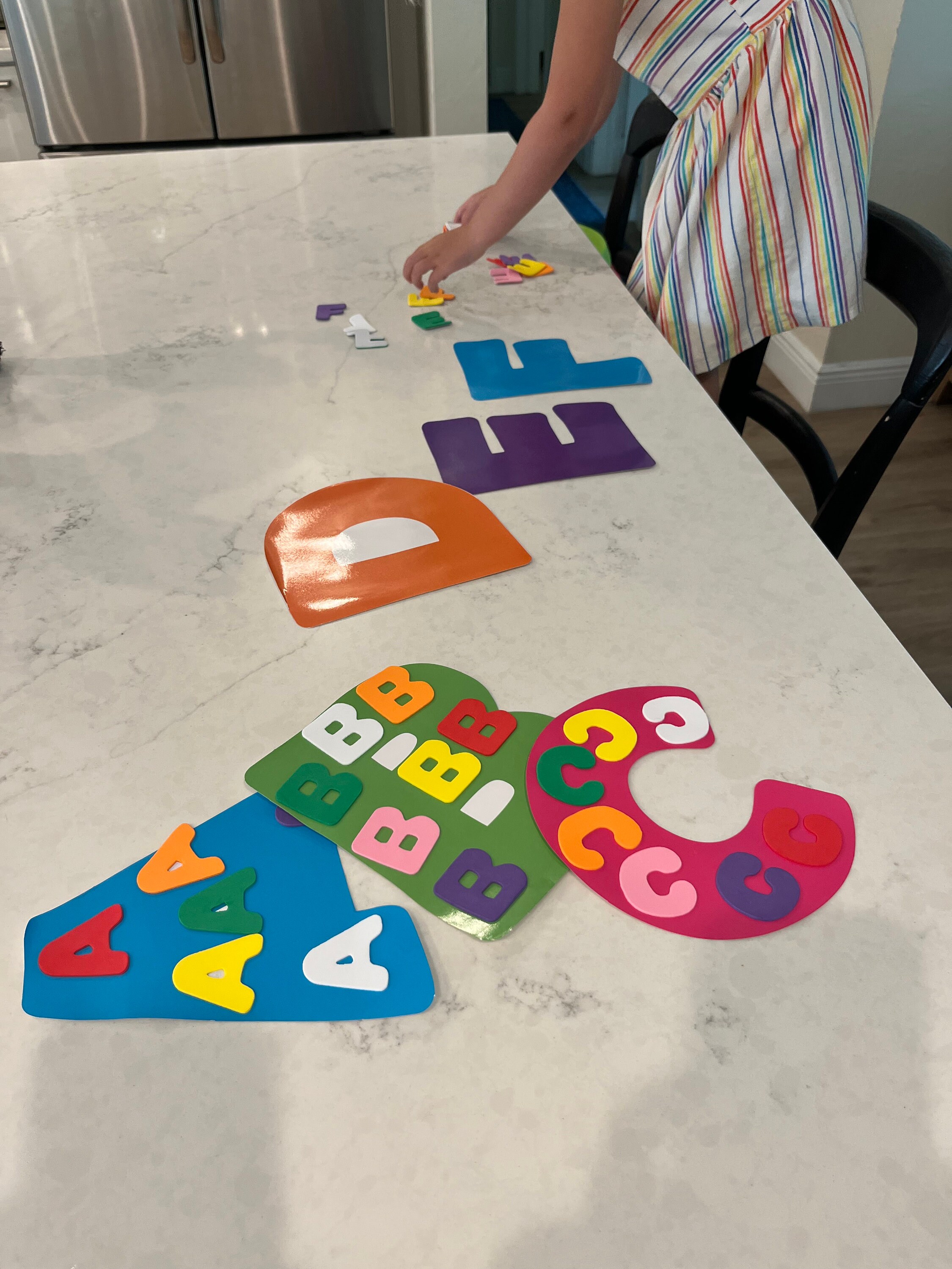 Toddler Uppercase Letter Kit - Etsy