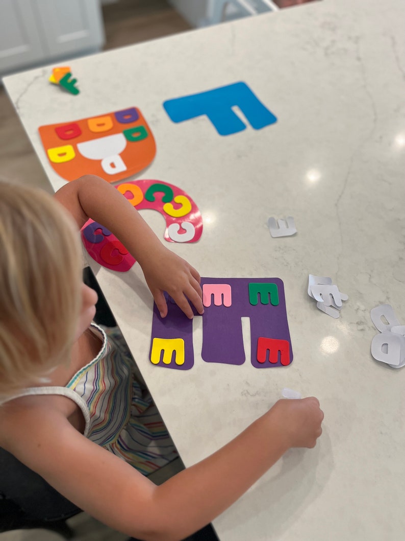 Toddler Uppercase Letter Kit - Etsy