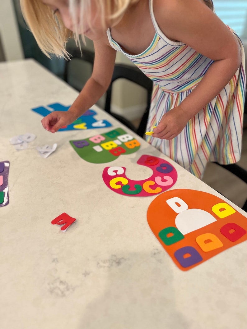 Toddler Uppercase Letter Kit - Etsy