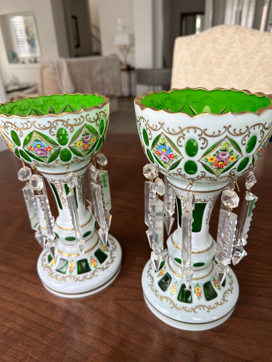 Antique Bohemian Czech Art Glasses - Etsy
