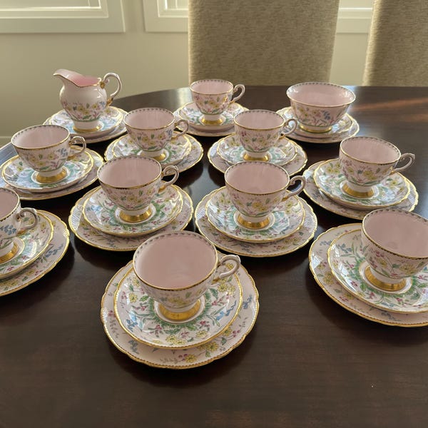 Pink Bone China - Etsy