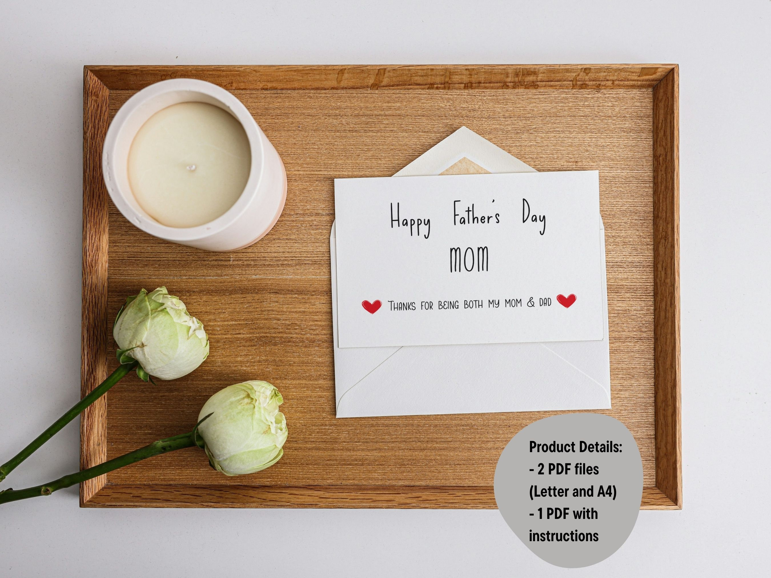 Single Mom on Father's Day Card, Happy Fathers Day Card, Mummy Father ...