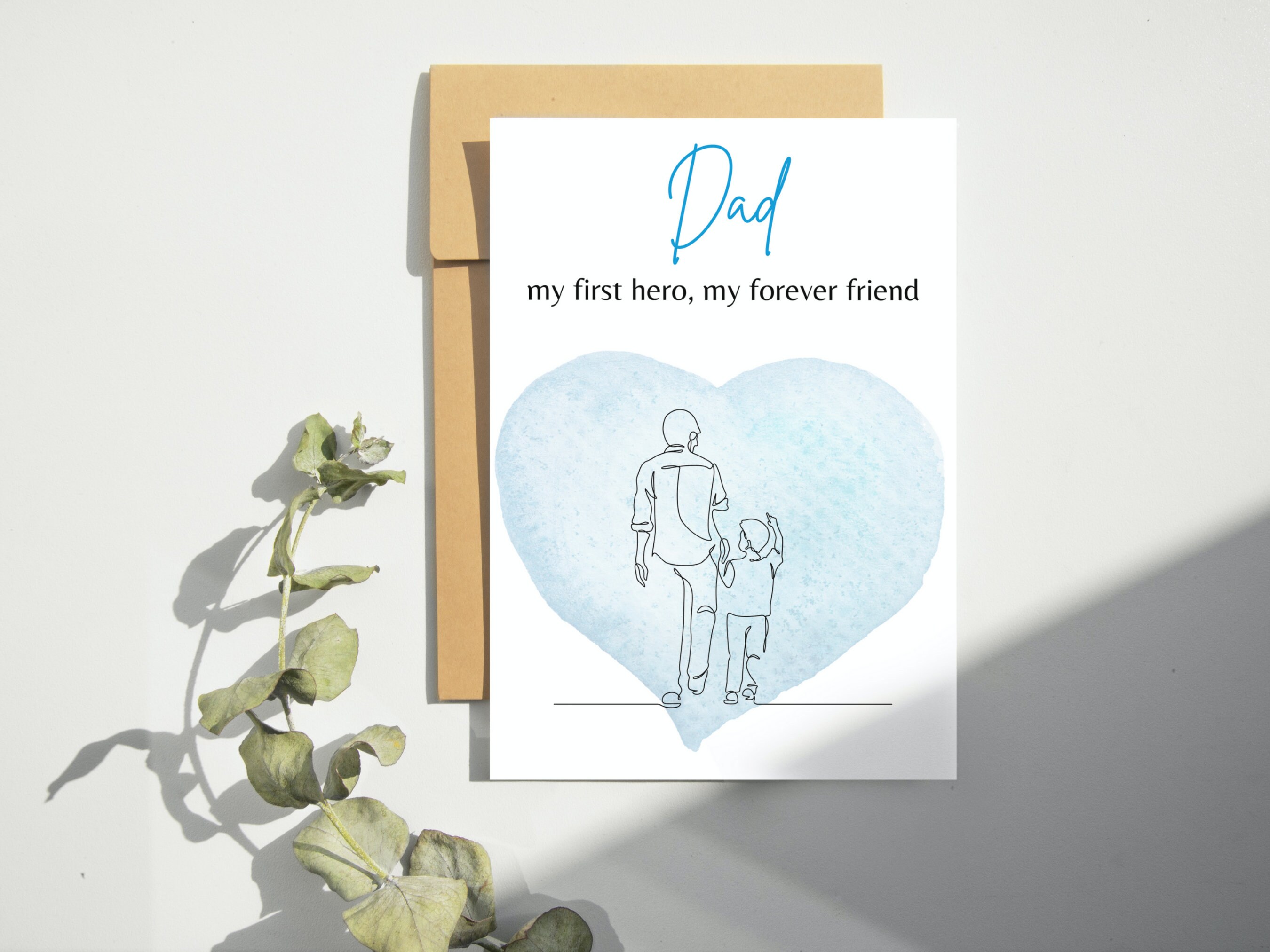 Happy Father's Day Card Fathers Day Card Dad Birthday Card Father ...